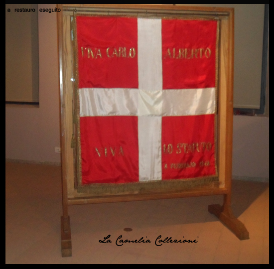 RESTAURO TESSILE-Gonfalone Città di Vigevano | La Camelia Collezioni